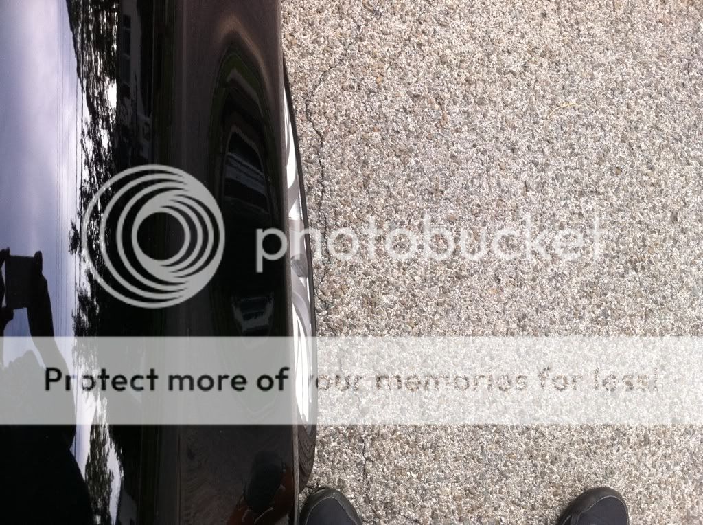 tires screeching after lowering