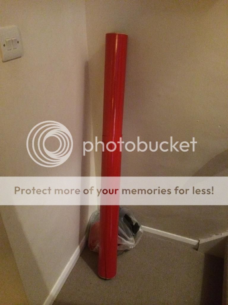 FOC. Red reflective sticky backed plastic - International Scale Modeller